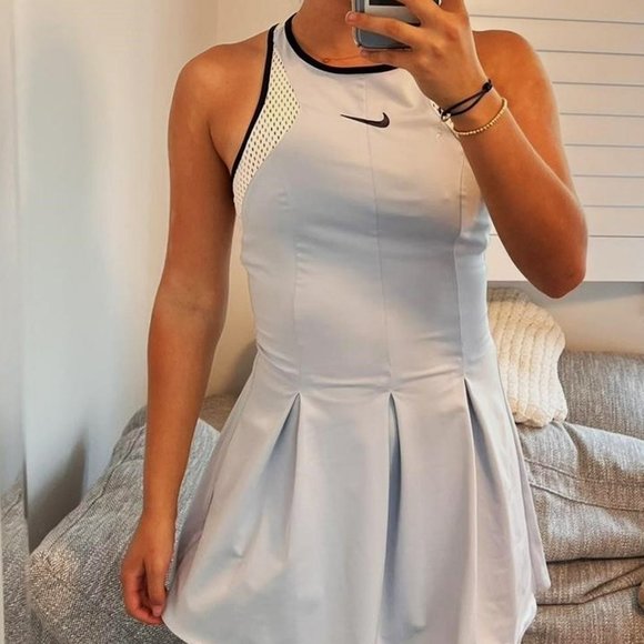 Nike | Dresses | Nwt Nike Maria Sharapova Blue Tennis Dress W Back ...